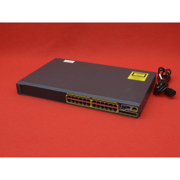 【こちらの商品は＜中古美品＞です】　Cisco　Catalyst 2960-Sシリーズの中古美品Ciscoスイッチ（レイヤ2）　整備点検済み・リフレッシュ済み