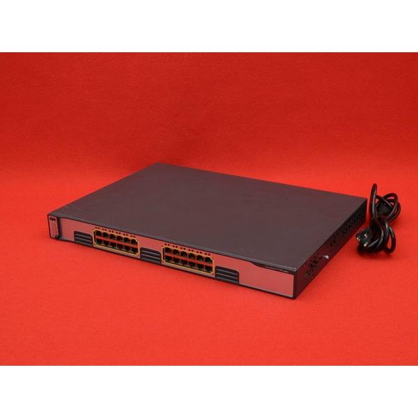 【こちらの商品は＜ 中古美品 ＞です】　Cisco　Catalyst 3750シリーズの中古美品Ciscoスイッチ（レイヤ4）　整備点検済み・リフレッシュ済み