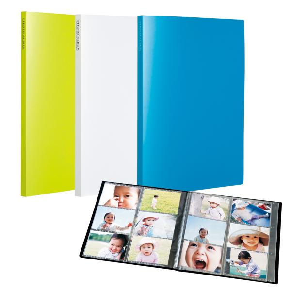 フォトアルバム 高透明 セキセイ L判サイズ L判写真 240枚収容可能 見開き12ポケット 大容量 ポケットアルバム おしゃれ 結婚式 ベビー 子ども 幼稚園 保育園 かわいい KP-126
