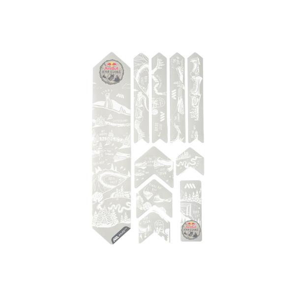 All Mountain Style オールマウンテンスタイル HONEYCOMB FRAME GUARD EXTRA フレームガード エクストラ レッドブルハードライン ホワイトAMS フレームガード エクストラ