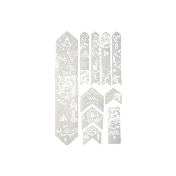 All Mountain Style オールマウンテンスタイル HONEYCOMB FRAME GUARD EXTRA フレームガード エクストラ オーパスマグナ ホワイトAMS フレームガード エクストラ