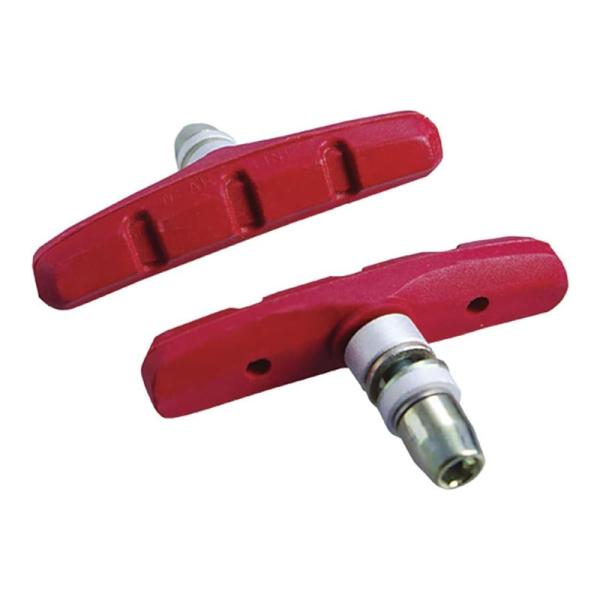 ALLIGATOR (アリゲーター) Vブレーキ用ブレーキシュー ナット付 VB-620 RED BR-ALLI-OT001