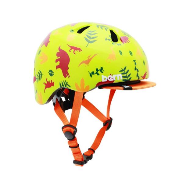 bern バーン TIGRE ティグレ 幼児用 ベビー ヘルメット BEBB00Z Satin Green Dinoベビーヘルメット (推奨年齢1-2歳)