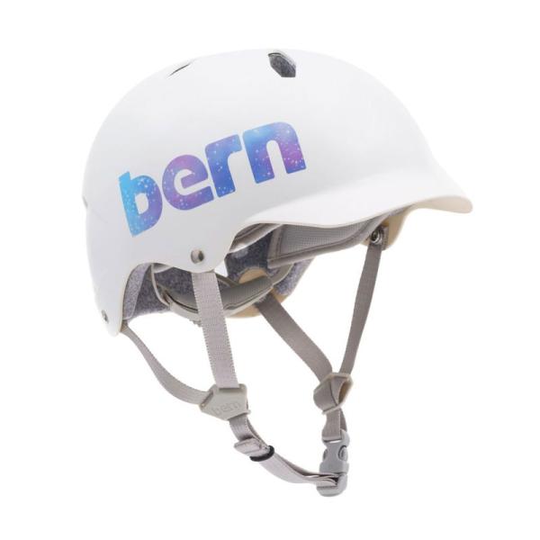 bern バーン BANDITO バンディート 子供用 ジュニア ヘルメット BEBB03E Satin White Galaxyジュニアユニセックスモデル (推奨年齢3歳-児童)