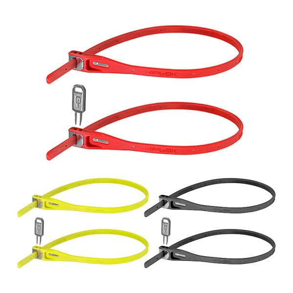 HIPLOK ヒップロック Z LOK ゼットロック 2本入 鍵式 ジップタイプロック自転車 ヘルメット ロック 軽量