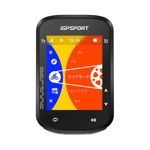 iGPSPORT GPSサイクルコンピューター BSC200S ブラックiGPスポーツ