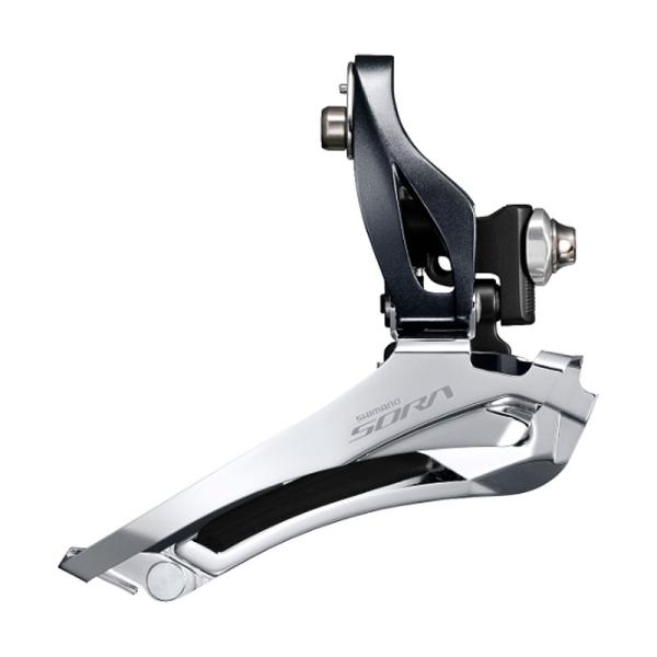 SHIMANO SORA フロントディレイラー FD-R3000-F ダブル ダウンスイング 直付けSHIMANO フロントディレイラー FD-R3000-F