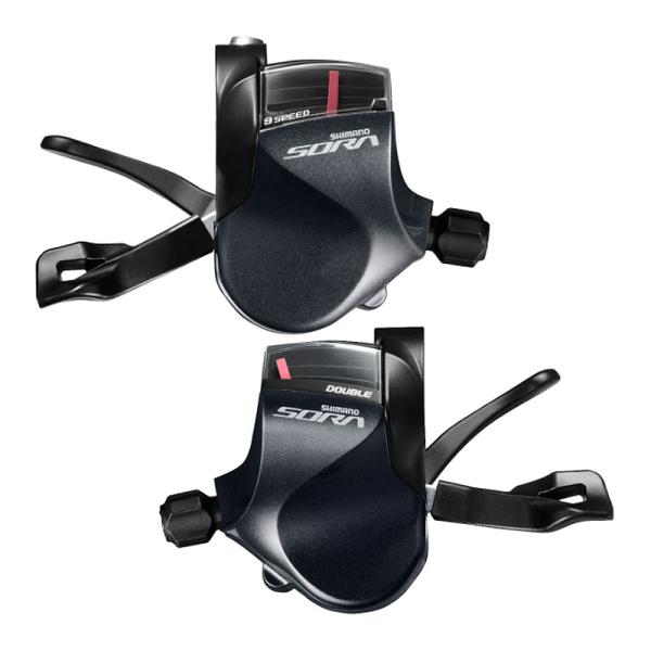 SHIMANO SORA シフター SL-R3000-RL-SET 2x9スピード 左右セットSHIMANO シフター SL-R3000-RL-SET