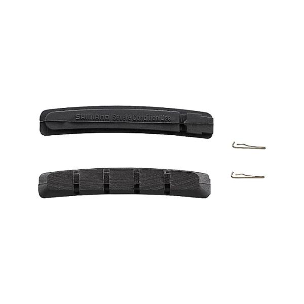 SHIMANO M70R2 カートリッジタイプ シビアコンディション用ブレーキシュー / 取付けピン (ペア) シマノ Y8AA98200SHIMANO ブレーキシュー Y8AA98200