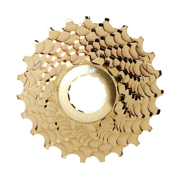 TNI ティーエヌアイ アルミCNCカセット 11-23/25/27T カンパ 11s ゴールドTNI カセットコグ