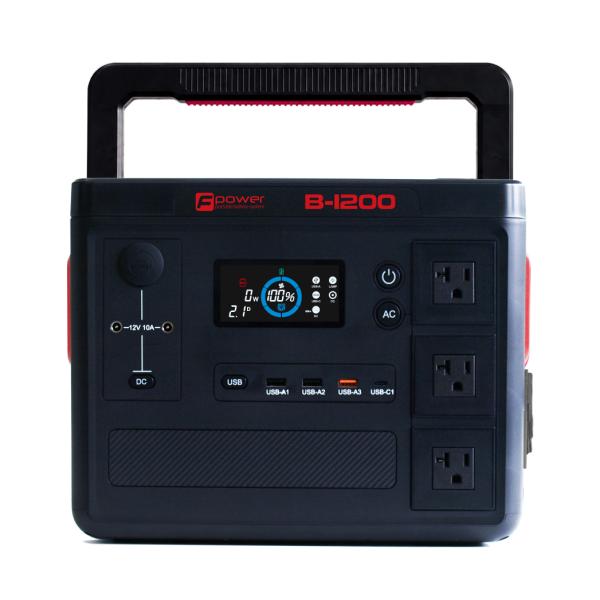 富士倉 ポータブルバッテリー B-1200【主なご使用用途】■車中泊■キャンプ(ソロキャンプ、ファミリーキャンプ、グループキャンプ、グランピングなど)■アウトドア■野外フェス■防災グッズ■停電時■災害■震災■非常用電源B-1200はポータブ...