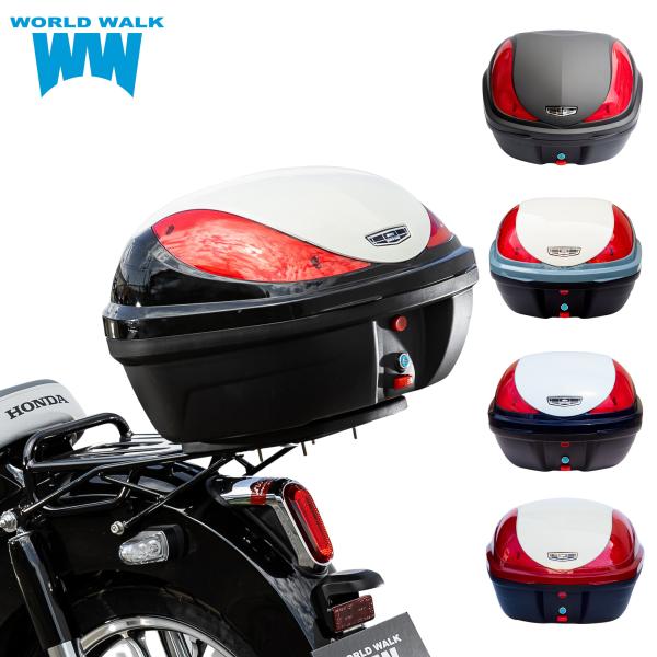 スーパーカブC125に似合う純正色二色を採用したリアボックスを開発致しました。※完全受注生産商品によりお届けまでお日にちを頂いております。■商品名：スーパーカブ125 C125 専用カラー 32Lリアボックス■カラー全5色ブルー：パールニル...