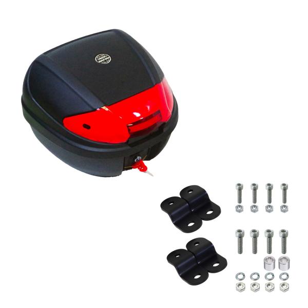 スズキ Vストローム250用リアキャリア 30リッターリアボックスセット wca-31-hwb30 インナー付き レンズ 4色付き ツーリング バイク 荷台 積載 ブラック 外装 カスタム パーツ World Walk ワールドウォーク 商...