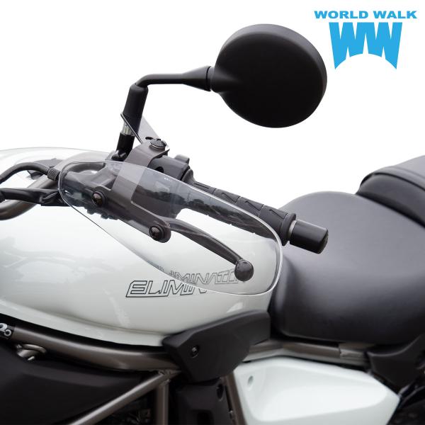 ※車両取付画像のステー色はシルバーとなっておりますが、実際のステー色はブラックとなります。ご了承ください。■商品名　汎用ナックルガード■品番　WS-07N■カラー　クリア■適合ワルキューレシャドウ750シャドウファントムスティード400シャ...