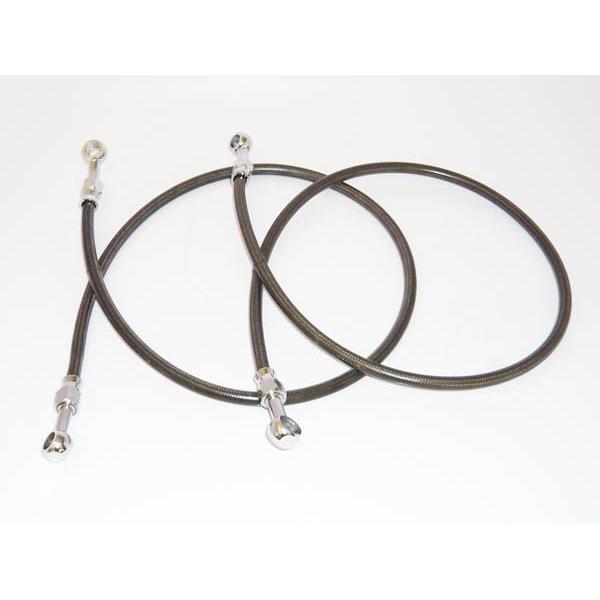 コントローラブルな最高のブレーキタッチをお約束するブレーキホース安心の全品リーク検査済です（１本１本検査しています）エアー抜き作業に自信の無い方は必見です。エアー抜きマニュアル付き追跡可能メール　ゆうパケットなら日本全国　送料無料でお届けし...