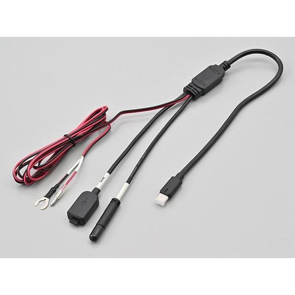 デイトナ 23306 12V電源ケーブル モトスマートモニター用 補修用