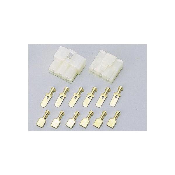 デイトナ 96175 コネクターセット 250ガタ 6キョク 状態新品未使用内容コネクターセット250型 6極 【セット内容】 コネクター（オス・メス） 端子×極数分。 カプラー色：ナチュラル商品の詳細な情報については、メーカーサイト（ww...