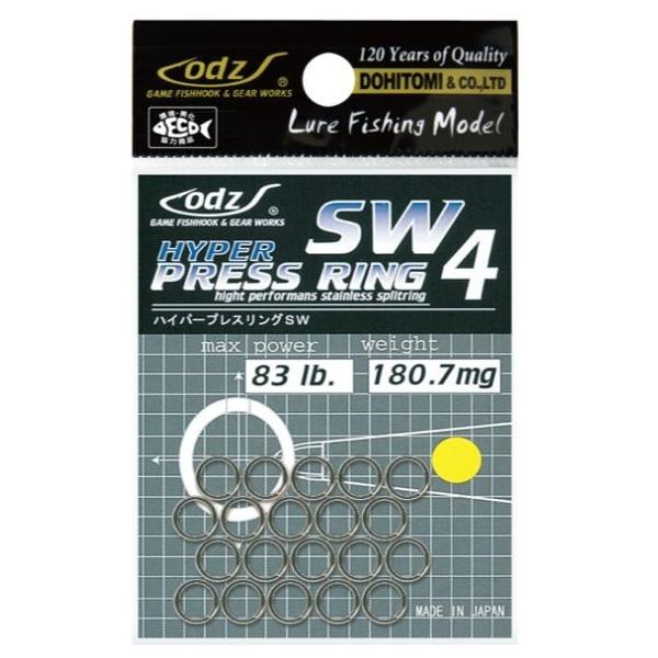 土肥富 OS-06 ODZ OS-06 ハイパープレスリングSW 1 30個入 1号 オッズ 釣り具 フィッシング ツール シーバスゲーム 近海 ジギング スプリットリング