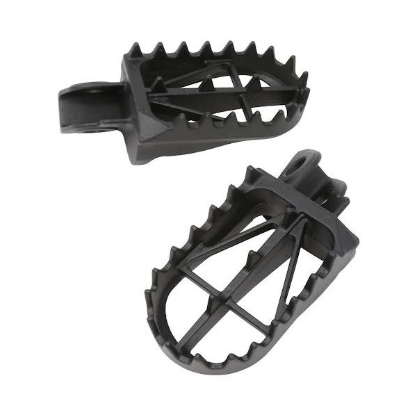 ZETA D3034 ワイドフットペグ クロモリ 50mm RM85 KDX200R/SR バイク Z48-02-561