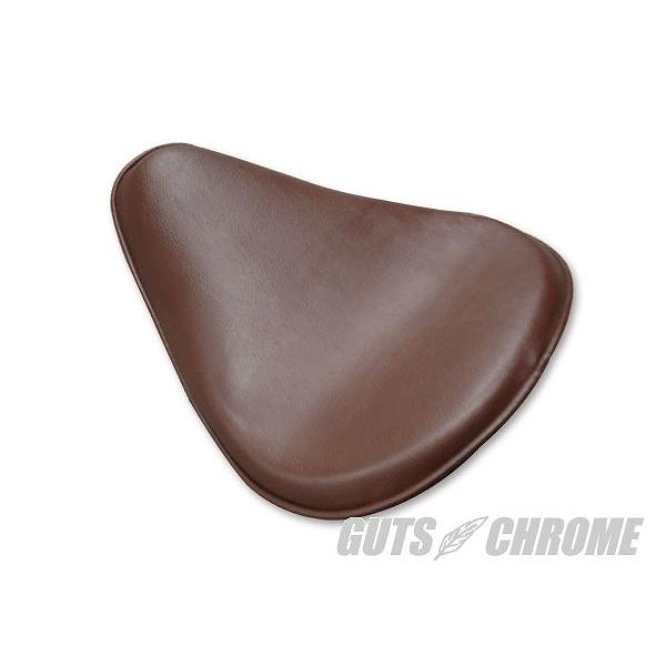 MAXSPORT マクスポート 2500-2002 ソロシート ブラウン状態新品未使用内容後方アップ 　合皮(縦約310mm　x　横約240mm)　リア2本ボルトピッチ約180mm鉄板も厚めです。オススメです。リジットフレーム車輌・ショベル...