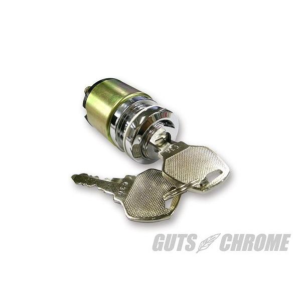 GUTS CHROME ガッツ クローム 8600-2286 イグニッションスイッチ状態新品未使用内容FXタイプイグニッションスイッチ カスタム車輌の定番アイテムです。別売りのステーをご利用下さい。(1穴プレート品番5100-10032穴プ...