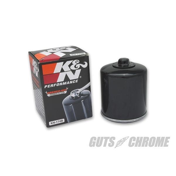 K&amp;N KN-174B K&amp;N オイルフィルター V-ROD ブラック状態新品未使用内容高品質なフィルターを生産するK&amp;N製のオイルフィルターです。圧力損失を抑えながらも、10〜20ミクロンの超微粒もキャッチする濾過...