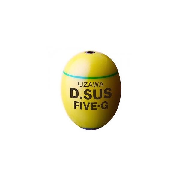 キザクラ 003455 UZAWA ウザワ D.SUS FiveG セット ディーサスファイブジーセット パールイエロー B/2B φ16.7×21.6mm/φ26×32.3mm 2.4g/12.3g ウキ 浮き ウキ釣り用品 二段ウキ 上...