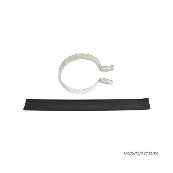 KN企画 HL-BD-100 HOTLAP 汎用サイレンサーバンド 直径100mm 1個 汎用 バンド ステンレス製 ゴムバンド付属