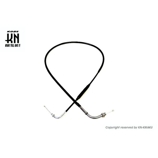KN企画 KN-TCU-1750 ビッグキャブ用 KNスーパースロットルケーブル L字ローハイトタイプ 1750mm