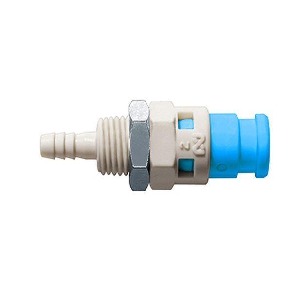 日東工器 65239 キューブカプラ SPC-04PHB-BLU POM NBR パネル取付用 流体機器 継手 低圧用