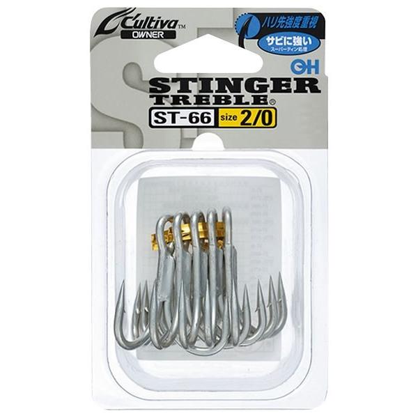 オーナー針 11519 ST-66 スティンガートリプルフック 2/0号 釣り フィッシング 魚 釣具
