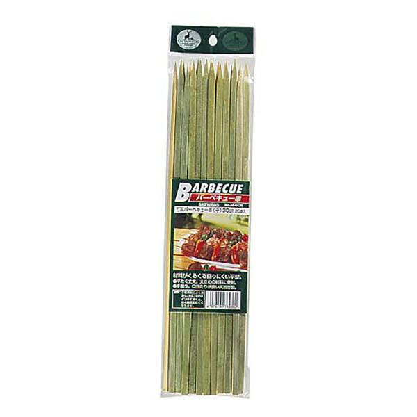 CAPTAINSTAG キャプテンスタッグ 竹製バーベキュー串(平)30cm20本入【M−6436】