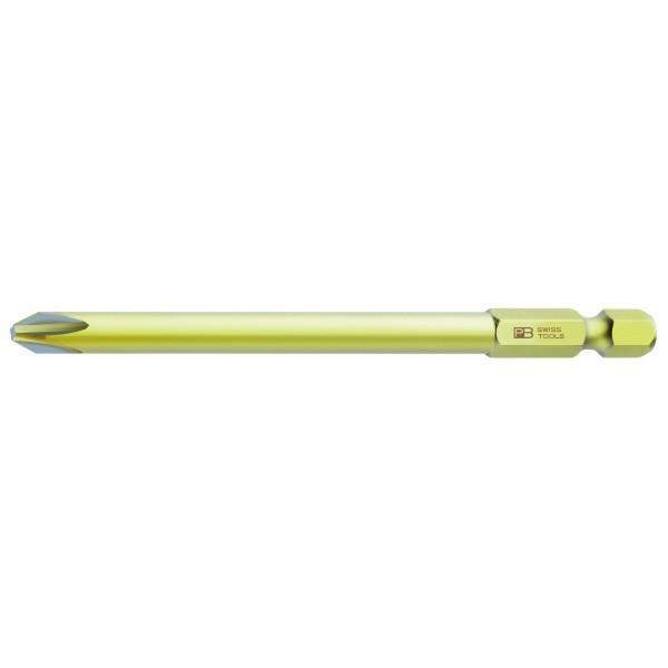 PB スイスツールズ E6L-190-2 E6L-190-2 段付ロングプラスビット サイズ：#2 軸径(φmm)：6 軸長(mm)：70 全長(mm)：95 質量(g)：20.5 ボール溝中心から後端までの長さ(mm)：9 差込角：1/4...