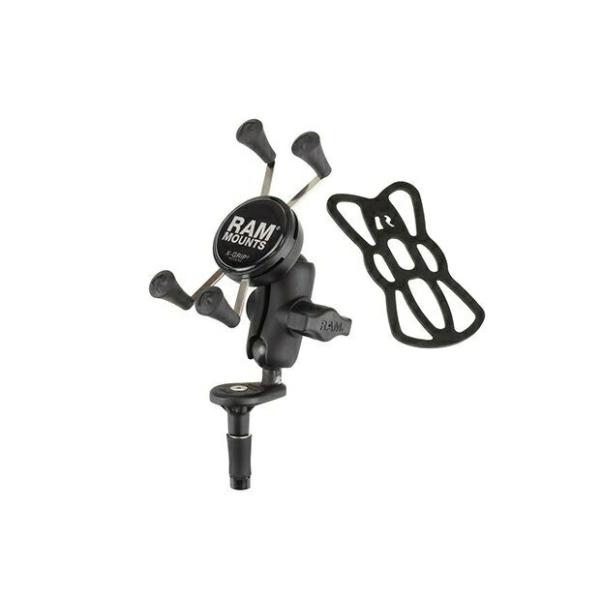 ラムマウント RAM-B-176-A-UN7U Xグリップ(S)＆フォークステムベースセット(ショートアーム) 内径φ12-38mm対応 ブラック 1インチボール 1個入り スマホ