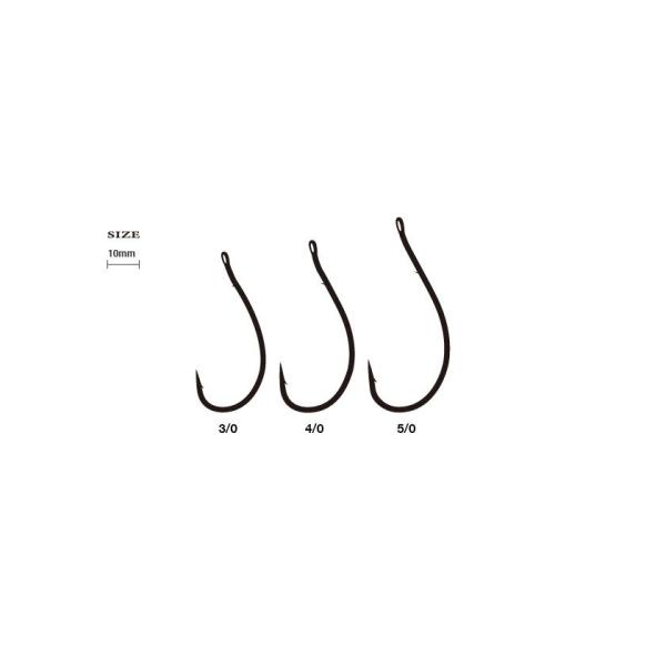 リューギ HTC035 タントラム コントロール TCブラック 5/0 4本入 釣針 針 はり フック 釣具 釣り つり