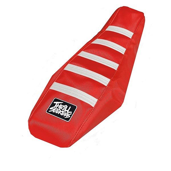 THRILL SEEKERS スリルシーカーズ 6302120000002 リブ付きシートカバー レッド/レッド/ホワイト CRF125F ウエストウッド
