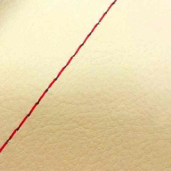 グロンドマン GH32HC330S40 国産シートカバー 張替タイプ ベージュ/赤ステッチ DJ-1R(AF12-MSH) バイク/二輪車用