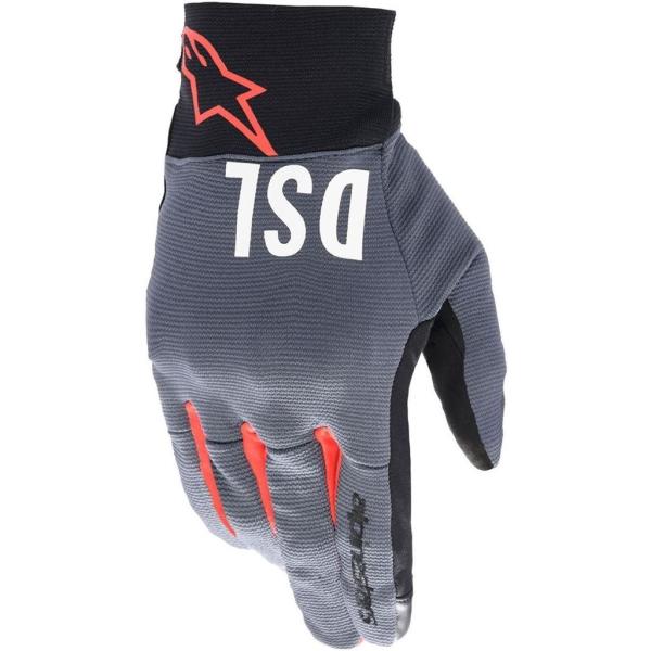 アルパインスターズ 8059347008462 AS-DSL SHOTARO GLOVE 1433 ANTHRACITE/ブライトレッド XL バイク 手袋 グローブ スマホ タッチ