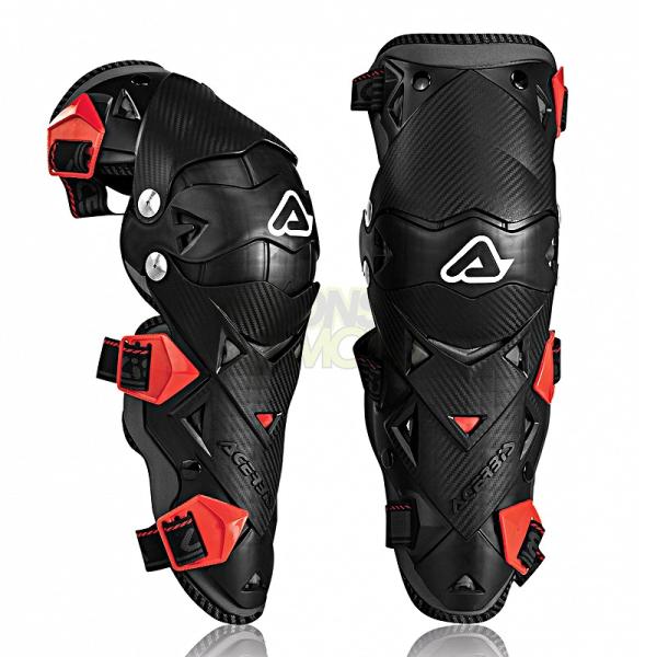 ACERBIS アチェルビス 0021608 インパクト EVO3.0 ニーシンガード ブラック/レッド 膝 ひざ 保護 プロテクター