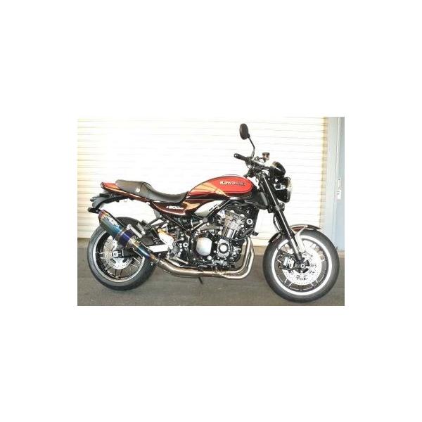 BEET 0222-KE3-BL N-Evo2 SO Ti/BL Z900RS ブルーチタン 2.0kg ビート バイク パーツ カスタム ナサートエボリューション スリップオン マフラー