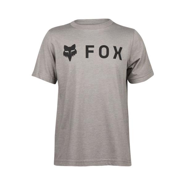 ダートフリーク FOX 31818-185-YL ユース アブソリュート Tシャツ ヒーサーグラファイト YL バイク 100％コットン C0571