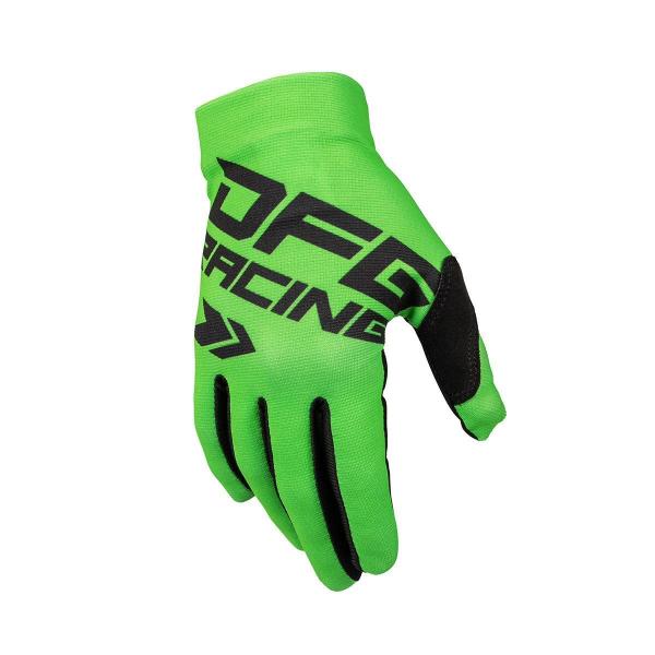 ダートフリーク DG0303-015-012 ソリッド グローブ ネオングリーン XXL バイク ストレッチ素材 AXスウェード スリップオンタイプ 耐摩耗 振動吸収 G5679