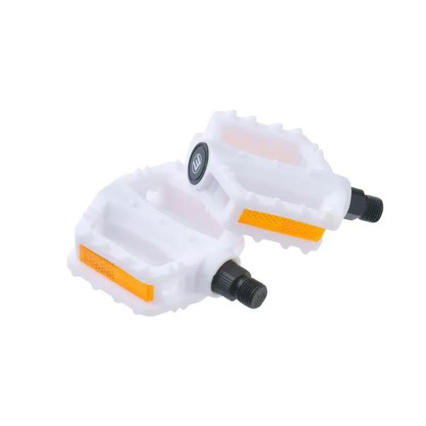 ヨツバ A1969 ZERO ゼロ ペダル ホワイト 左右セット 自転車 補修 YB90-0608