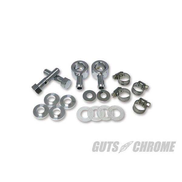GUTS CHROME ガッツ クローム 6100-0003 TC用 ブリーザーボルトセット状態新品未使用内容1999年以降ツインカム用のブリーザー取りだしボルトのセットです。社外エアクリーナー変更時に。3/8ホース・ブリーザーフィルターも...