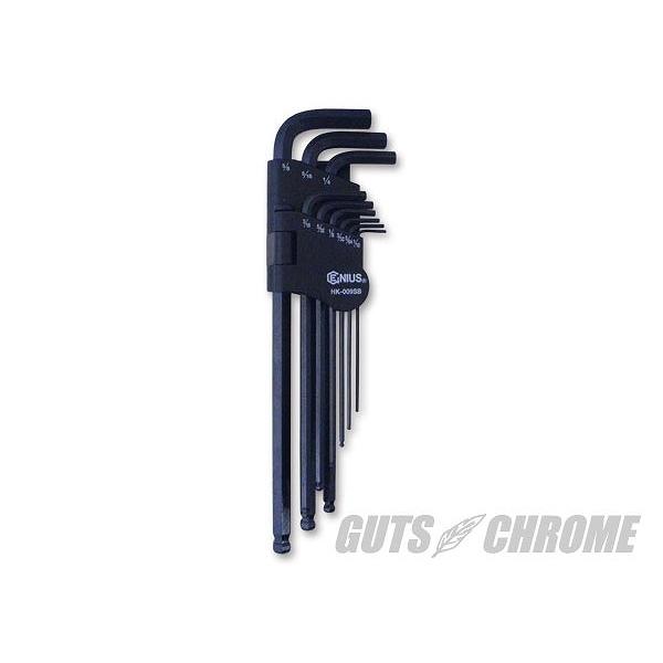 GUTS CHROME ガッツ クローム 9000-0001 GENIUS TOOLS L型六角レンチセット状態新品未使用内容GENIUS　TOOLSは1975年に創立されたプロユースにも耐えうる質と適正な価格を両立させた工具メーカーです。...