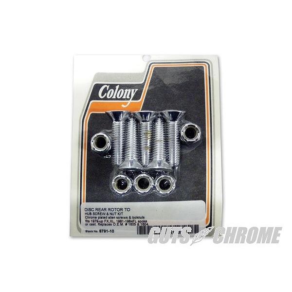 COLONY DS-190663 ローターボルト 79-91リア状態新品未使用内容ブレーキローターボルト　適合:1979-91　XL　FXリア、1981-84FL●メーカー:COLONY●OEM品番 :31605&amp;31604●Mad...