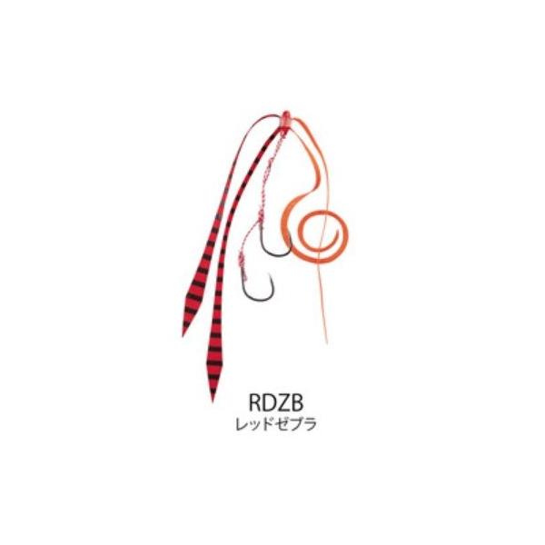 クロスファクター CLA039 ブレイズスリムカーリーユニット大針 RDZB/レッドゼブラ 2本入 タイラバ 仕掛け 釣具 つり フィッシング