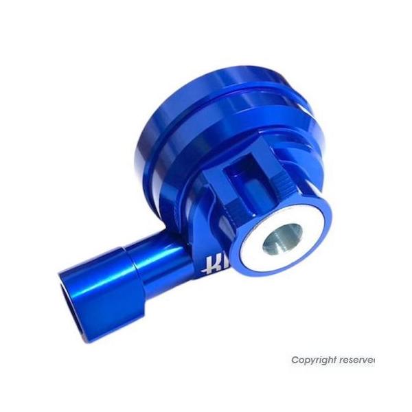 KN企画 AF35-GEAR-BTDB ビレットアルミメーターギア ブルー DIO/AF25/28/35 バイク ノーマル交換タイプ スピードメーターギア アルミ削り出し 2ピース構造