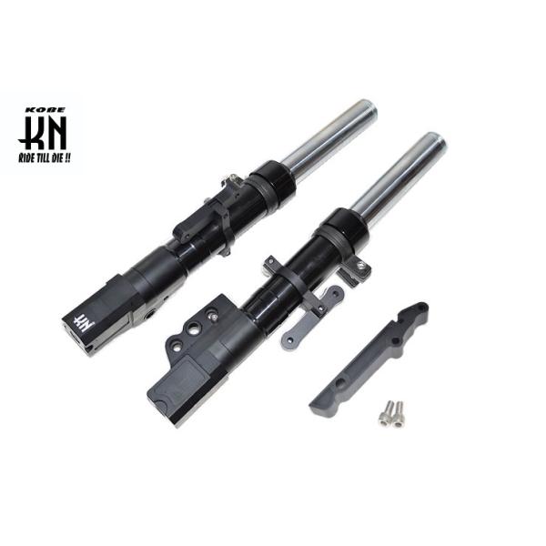 KN企画 KN-C4-SFS-BK スーパーフロントフォーク ブラック シグナスX 4/5型 245mm/STDキャリパー