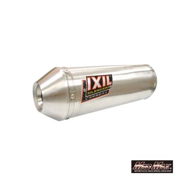 マッドマックス IX-OY902WS IXIL(イクシル) フルEXマフラー 390mm マットポリッシュ SOWS ラウンド YBR 125